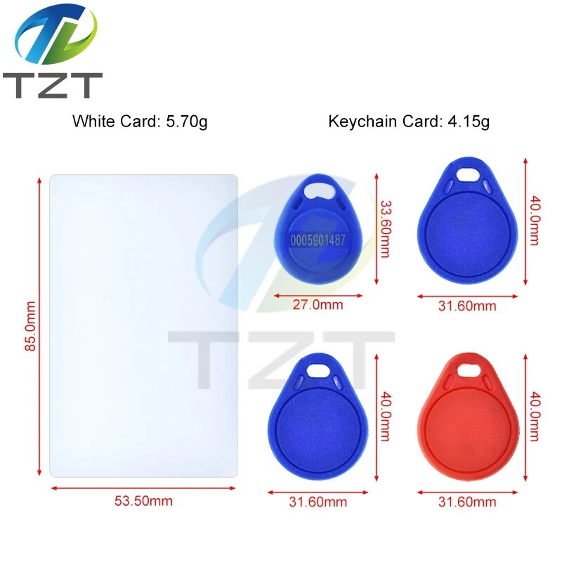 Перезаписываемая RFID карта DIYTZT 10PCS CUID Key — фото 1
