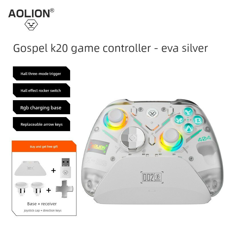 Игровой контроллер Aojia Lion Gospel K20 для Switch 2, беспроводной, для ПК, Steam, Bluetooth, NS2, поколение PRO Aojia