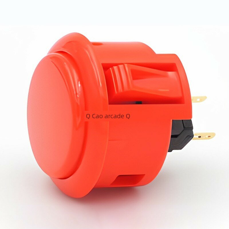Sanwa OBSF-30 Встроенный игровой кнопка, ярко-красный цвет - оригинальное японское качество для игровых кабинетов