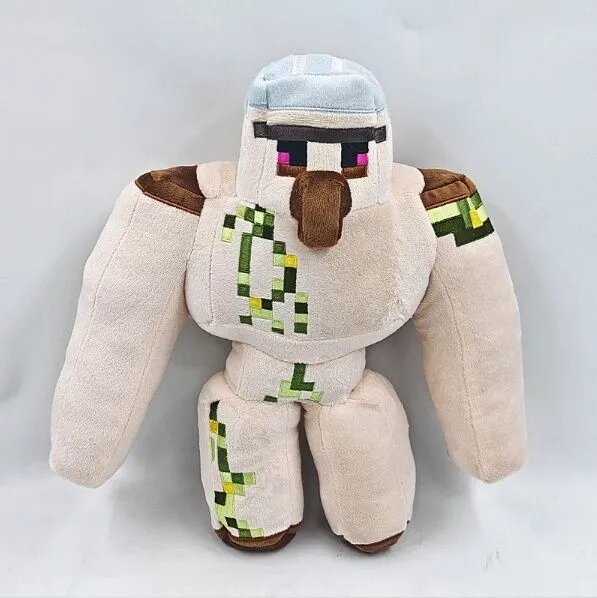 Мягкая игрушка Железный Голем Minecraft, 32 см, персонаж игры, искусственный велюр