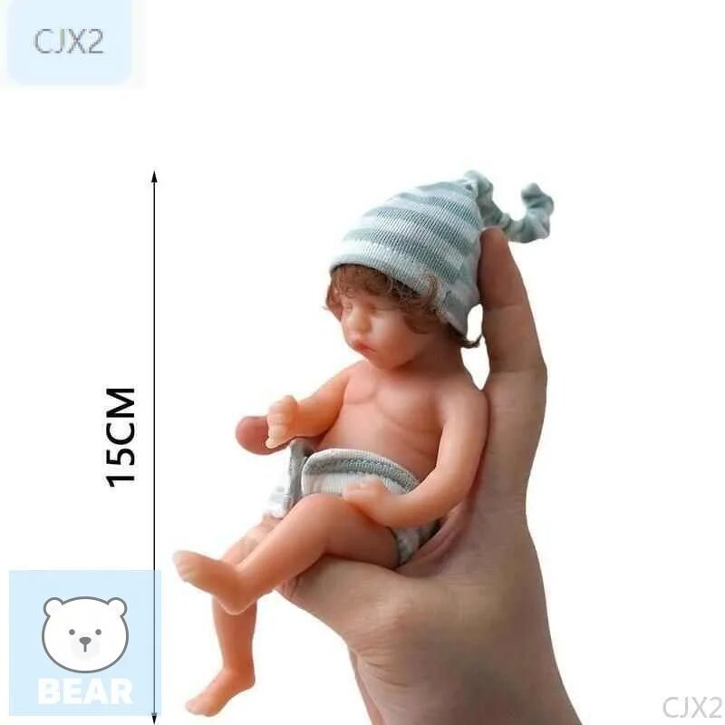 LifeLike Mini Reborn Baby кукла-CJX2 15 см силиконовая кукла-реборн с одеждой для новорожденных, подарок для девочки