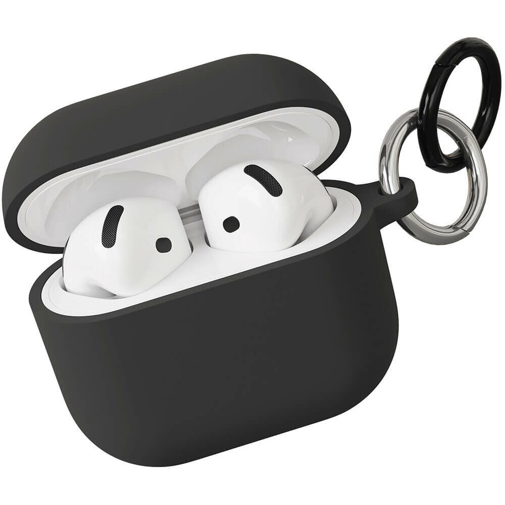 Чехол VLP Charm Case черный, для AirPods 4/4 ANC