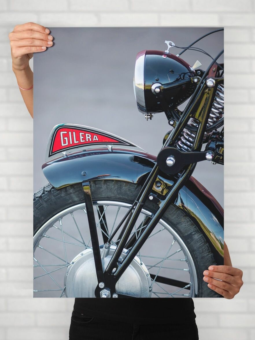 Плакат на стену для интерьера Авто и Мото (Джилера Марте - Gilera Marte 2) - Постер по транспорту формата A2 (42x61 см)