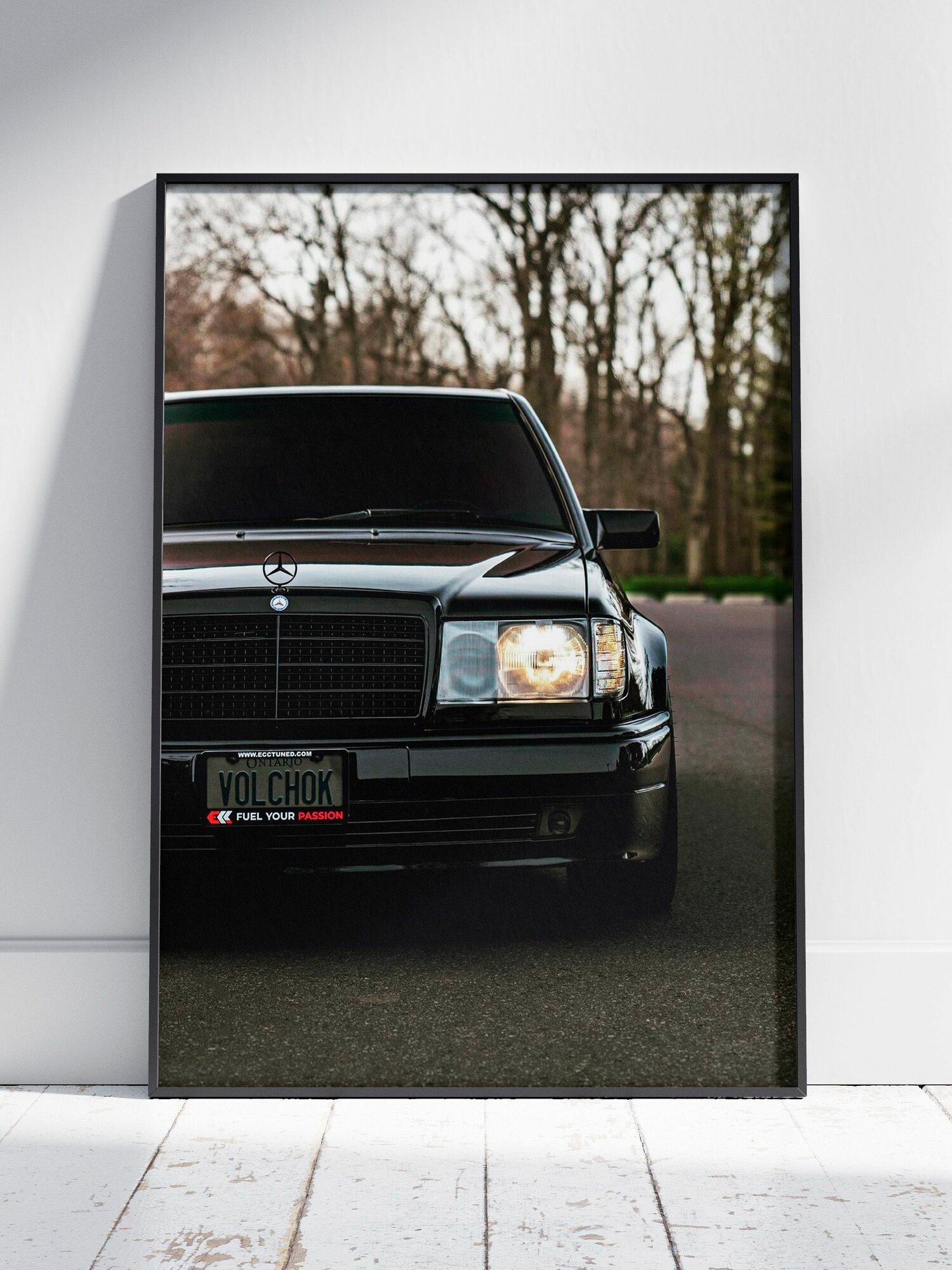 Плакат на стену для интерьера Легенды Авто (Мерседес Бенц 500 E - Mercedes Benz 500 E 1) - Постер по машине формата A4 (21x30 см)