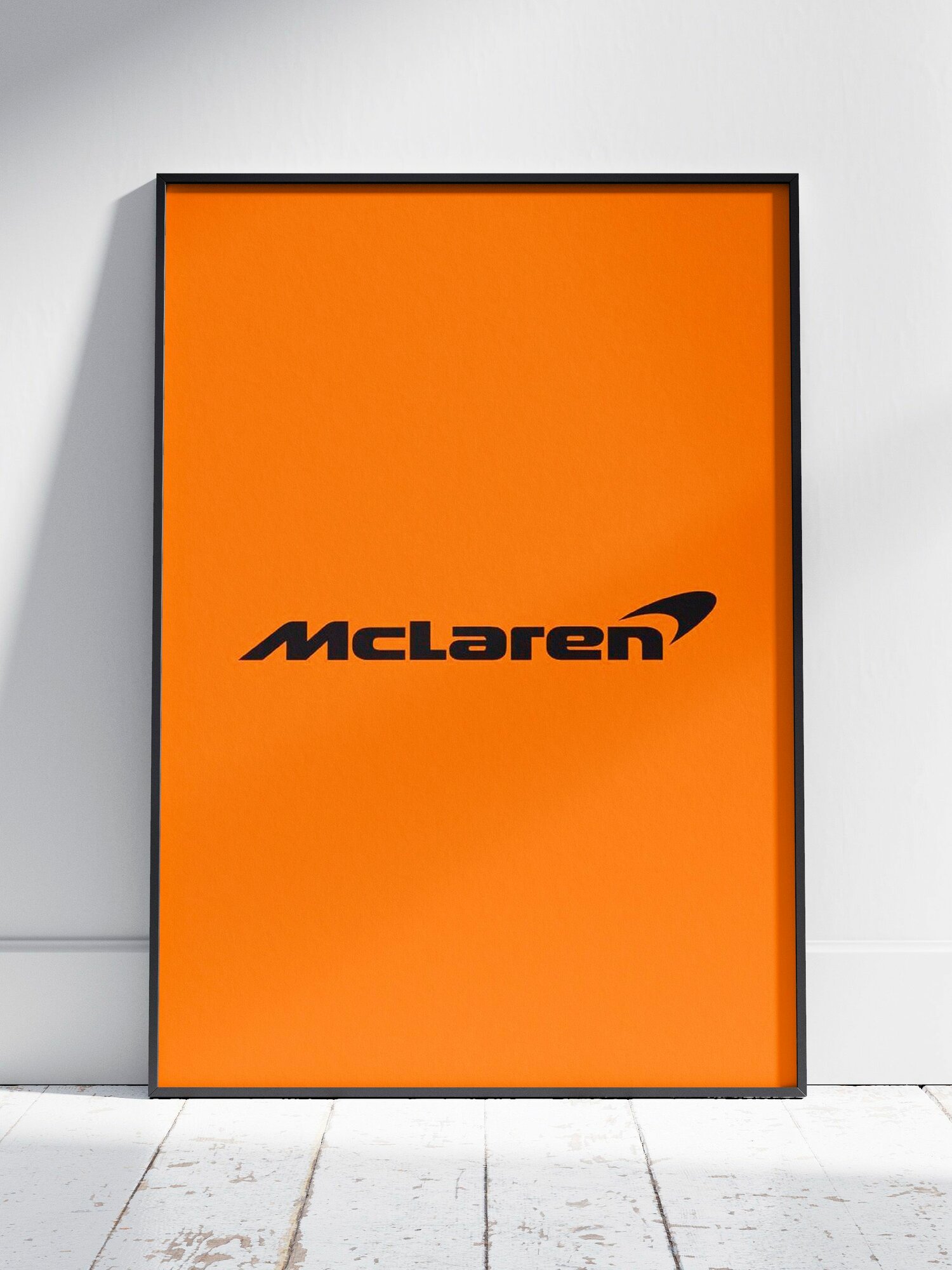 Плакат на стену для интерьера Марки Машин (Макларен - McLaren 1) - Постер по автопроизводителям формата A3 (30x42 см)