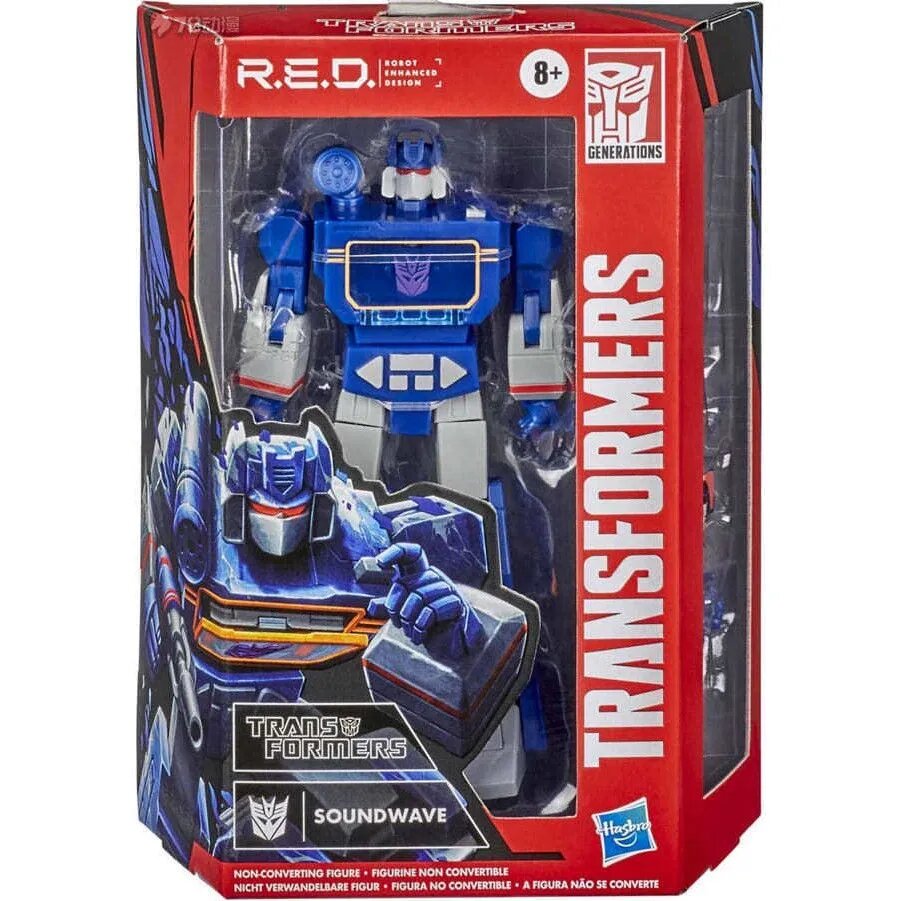 Трансформеры R.E.D. Робот с улучшенным дизайном G1 Optimus Prime Megatron Soundwave, экшн-фигурка, коллекция игрушек, подарок для хобби