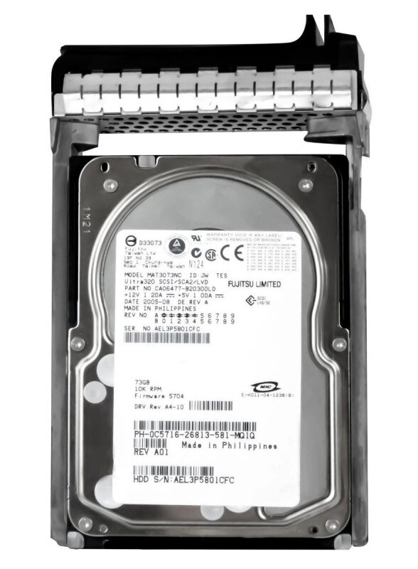 Жесткий диск Dell C5716 73Gb U320SCSI 3.5" HDD