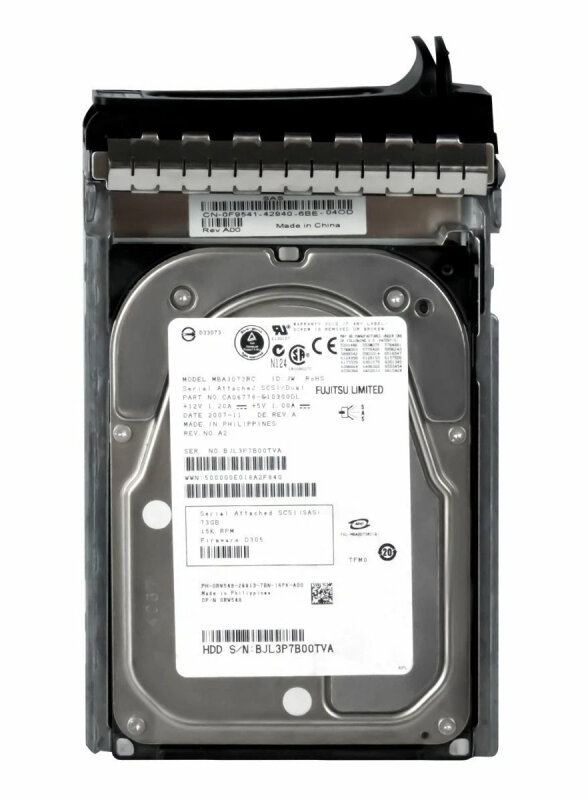 Жесткий диск Dell CA06779-B20300LD 73Gb SAS 3,5" HDD