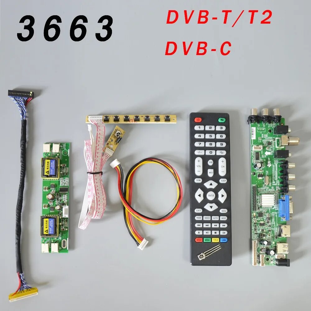 Universal LCD Driver Board DS. D3663LUA. A81.2. PA V56 V59
