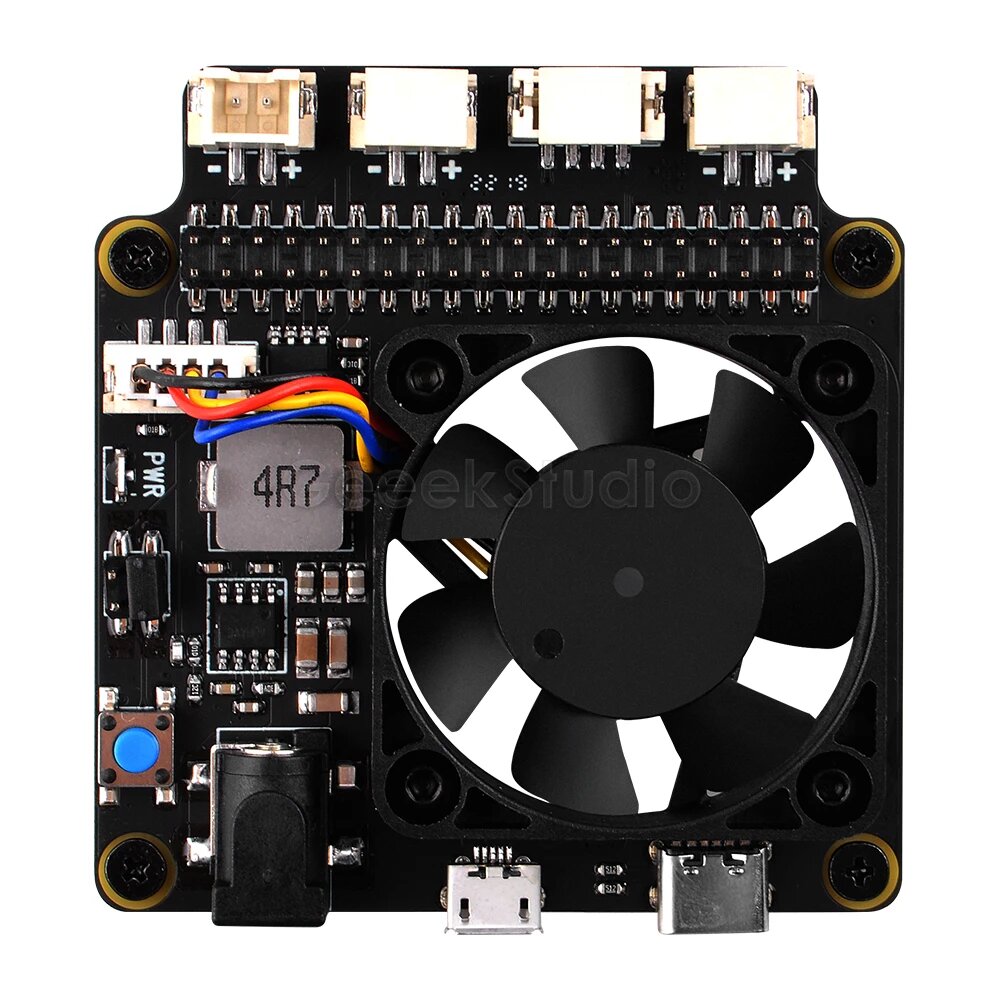 Geeekpi плата управления питанием X735 для Raspberry Pi 4B/3B+/3B/2B