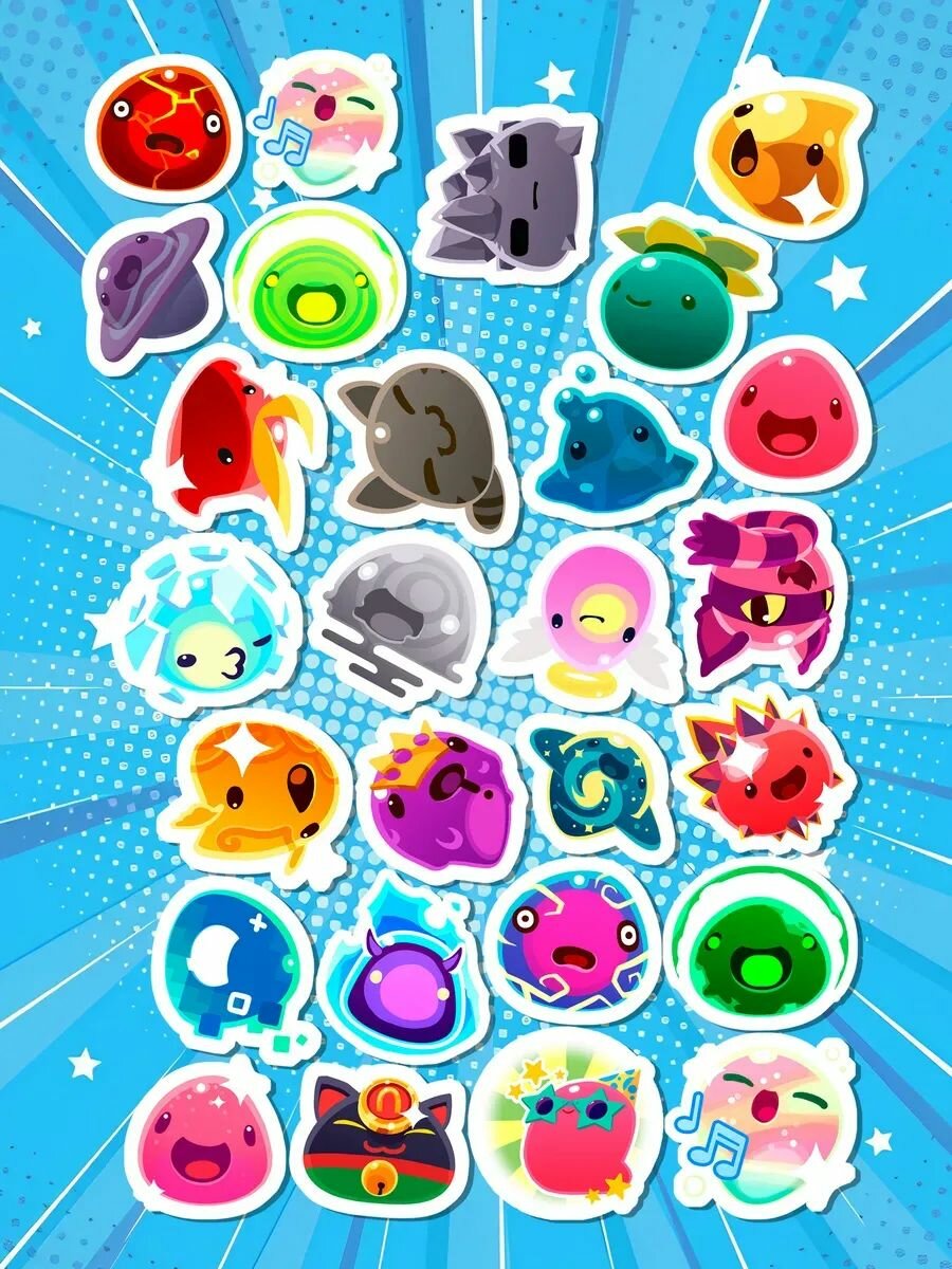 Наклейки Slime Rancher — фото 1