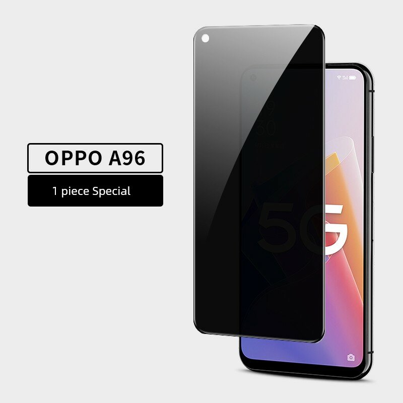 OPPO A96 Приватность Закаленное Стекло Защитная Пленка с Алмазным Покрытием, 1 Шт, HD Антибликовая для Смартфона