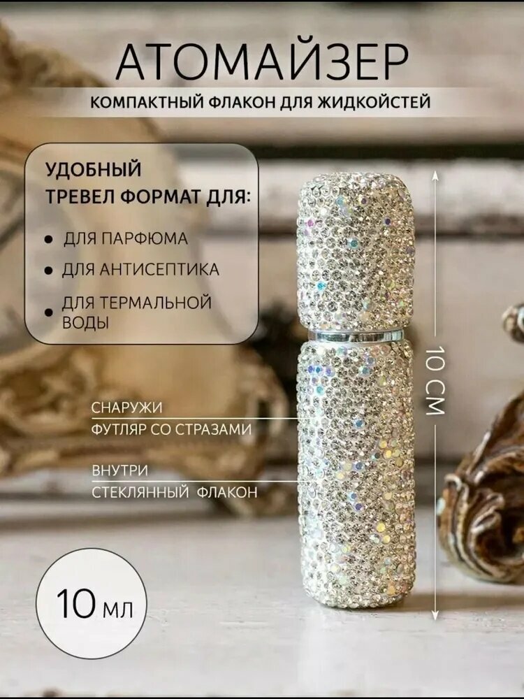 Атомайзер для духов парфюма дозатор флакон распылитель 10 мл