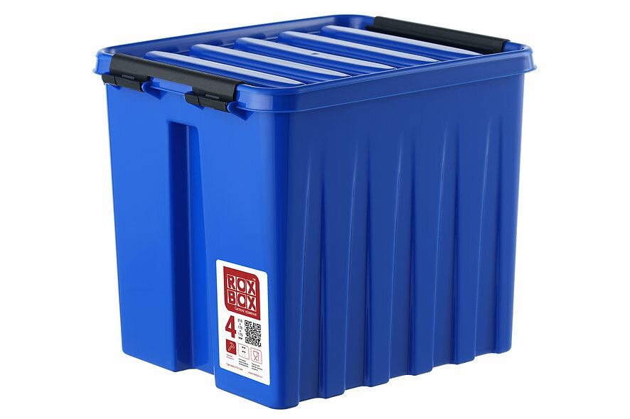 Ящик Rox Box, для хранения, пластик, цвет синий, 21х17х18 см — фото 1