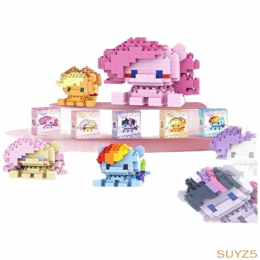 Мини-конструктор, 3D фигурка/игрушка из мультиков,