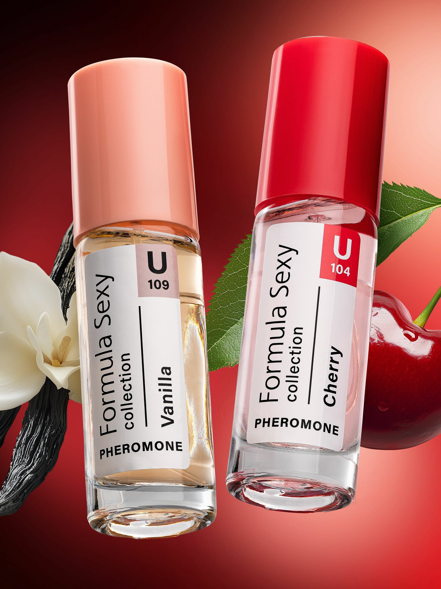 Formula Sexy набор: U104 Cherry и U109 Vanilla, туалетная вода с феромонами