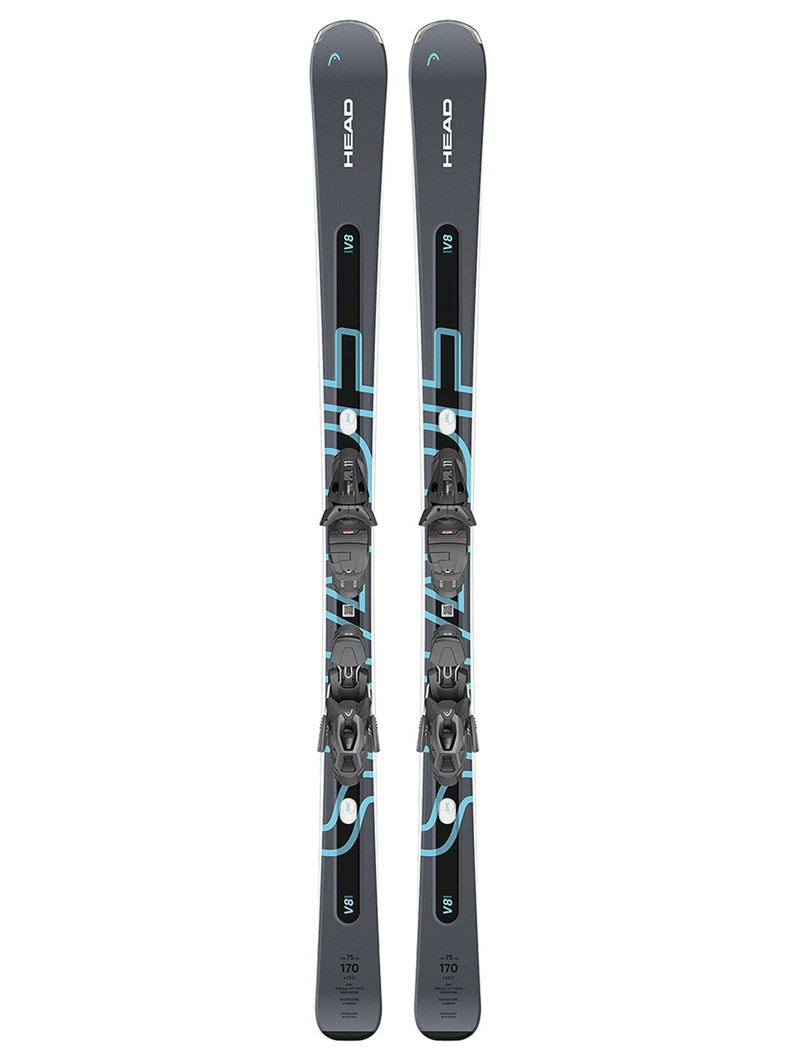 Горные лыжи с креплениями Head Shape e-V8 SW AMT-PR + PR 11 GW 24/25 , для мужчин , Серый