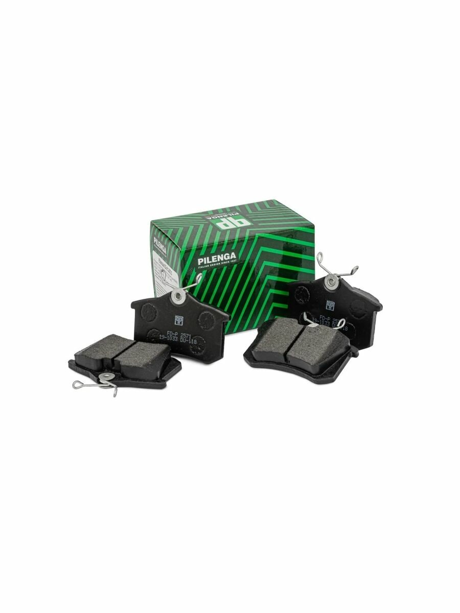 Колодка тормозная VW BORA, GOLF 3, 4, POLO, PEUGEOT 307, 405 задняя (Pilenga) (4 шт.)