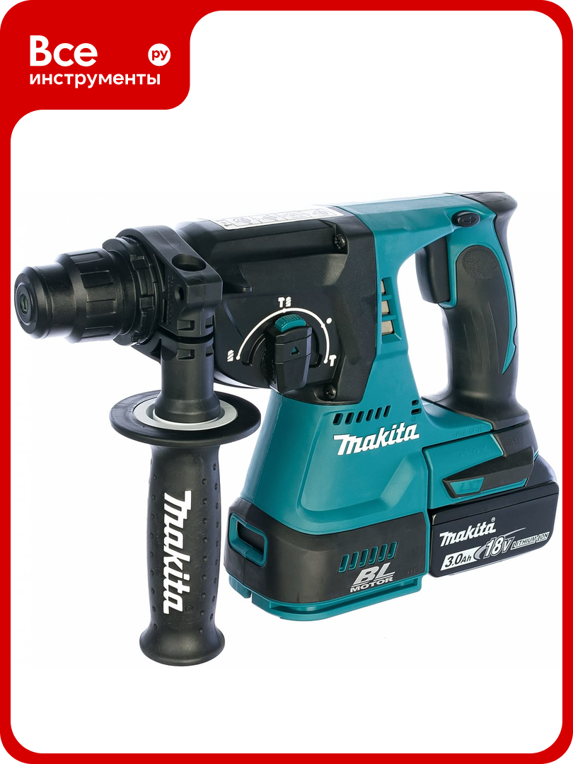 Аккумуляторный перфоратор Makita LXT DHR242RFE