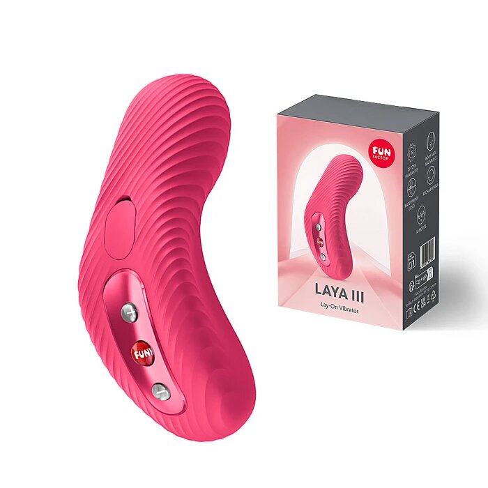 Мини-вибратор Fun Factory «Laya III», водонепроницаемый, розовый
