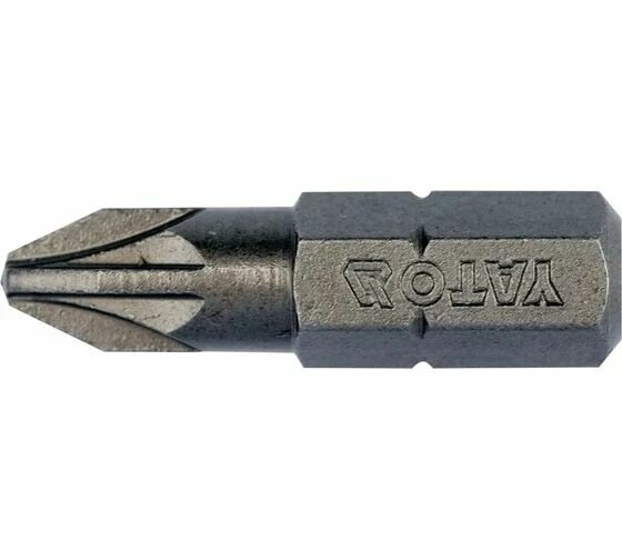Бита для шуруповерта 1/4 PZ2 25мм, 10 шт арт YT78135
