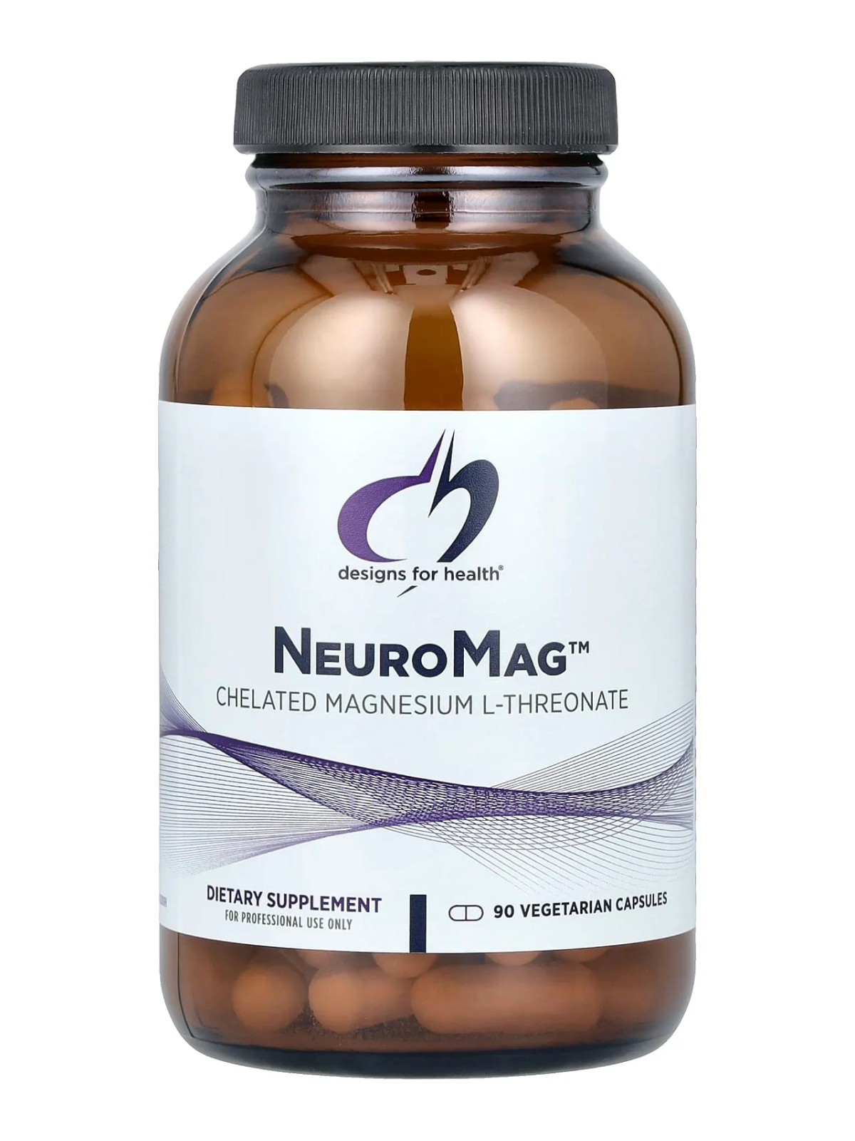 Магний L-треонат, NeuroMag, Designs for Health, 145 мг, 90 капсул