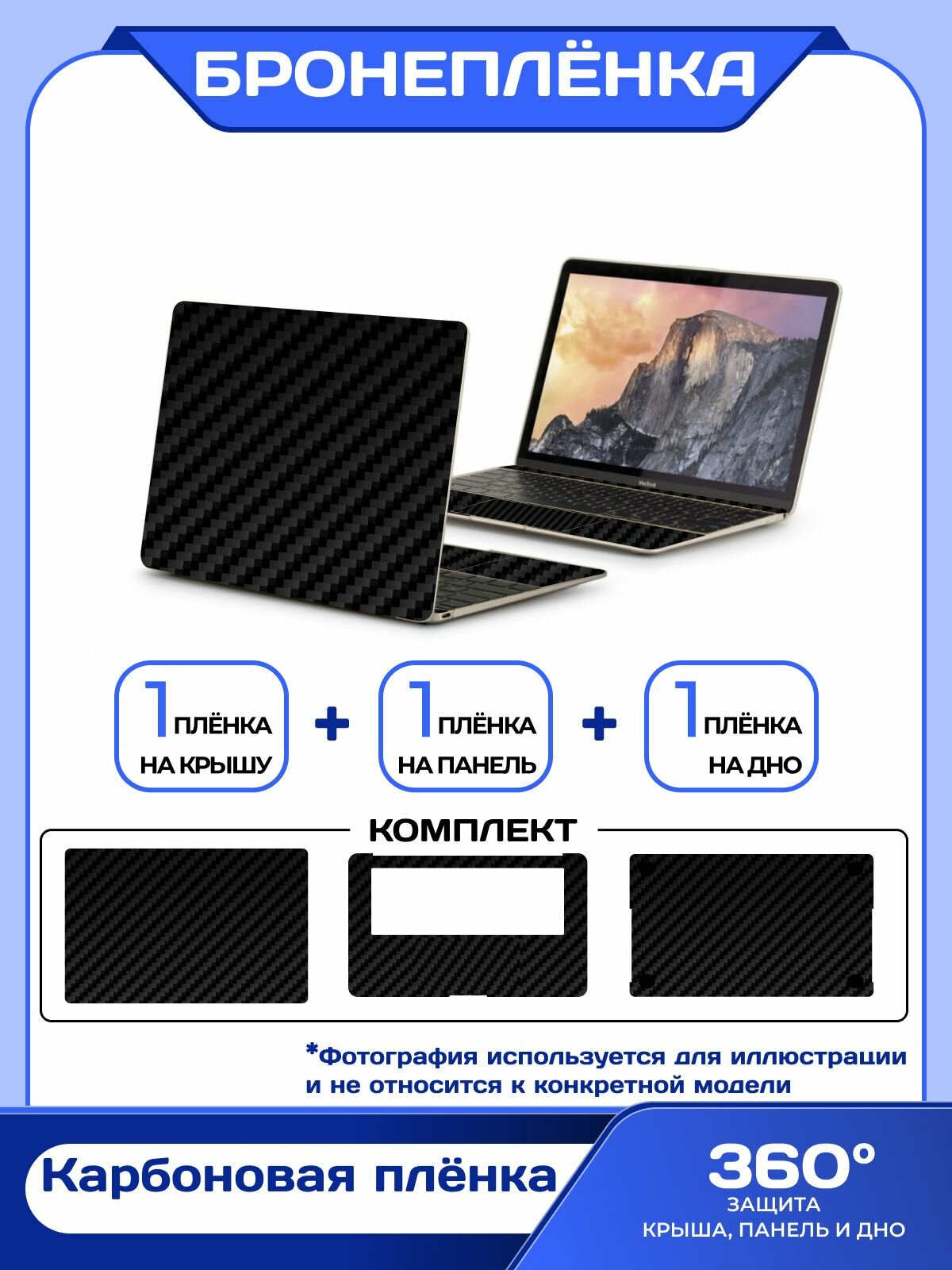 Виниловое покрытие для Macbook Air 11 A1370-A1465