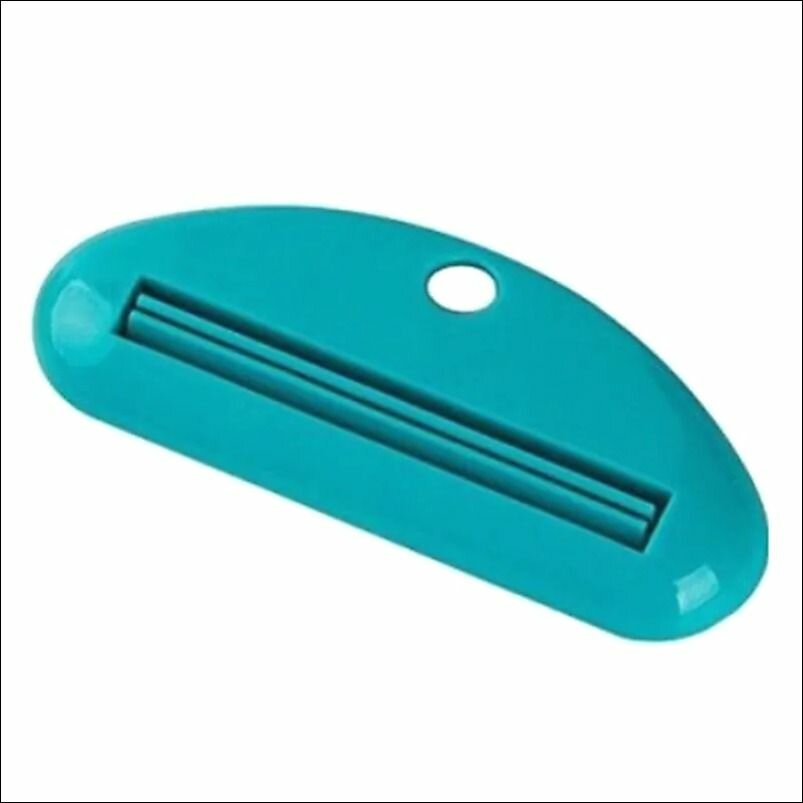 Дозатор для зубной пасты "Toothpaste squeezer", пластик, отдельно стоящая, зеленый