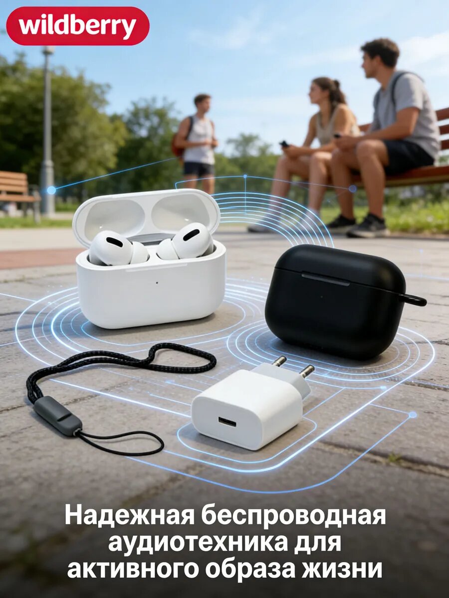 Беспроводные AirPods 3 с ANC и микрофоном