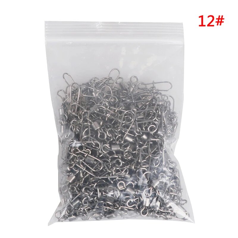 Вертлюги рыболовные Goture 200 шт, 17mm 8kg