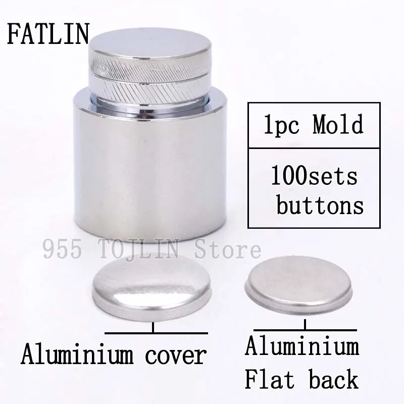 FATLIN Форма для пуговиц 40L-24mm-SG, 100шт