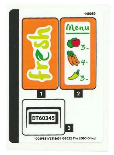 Деталь Lego 60345stk01 Sticker Sheet for Set 60345 - (10069881/6318634)