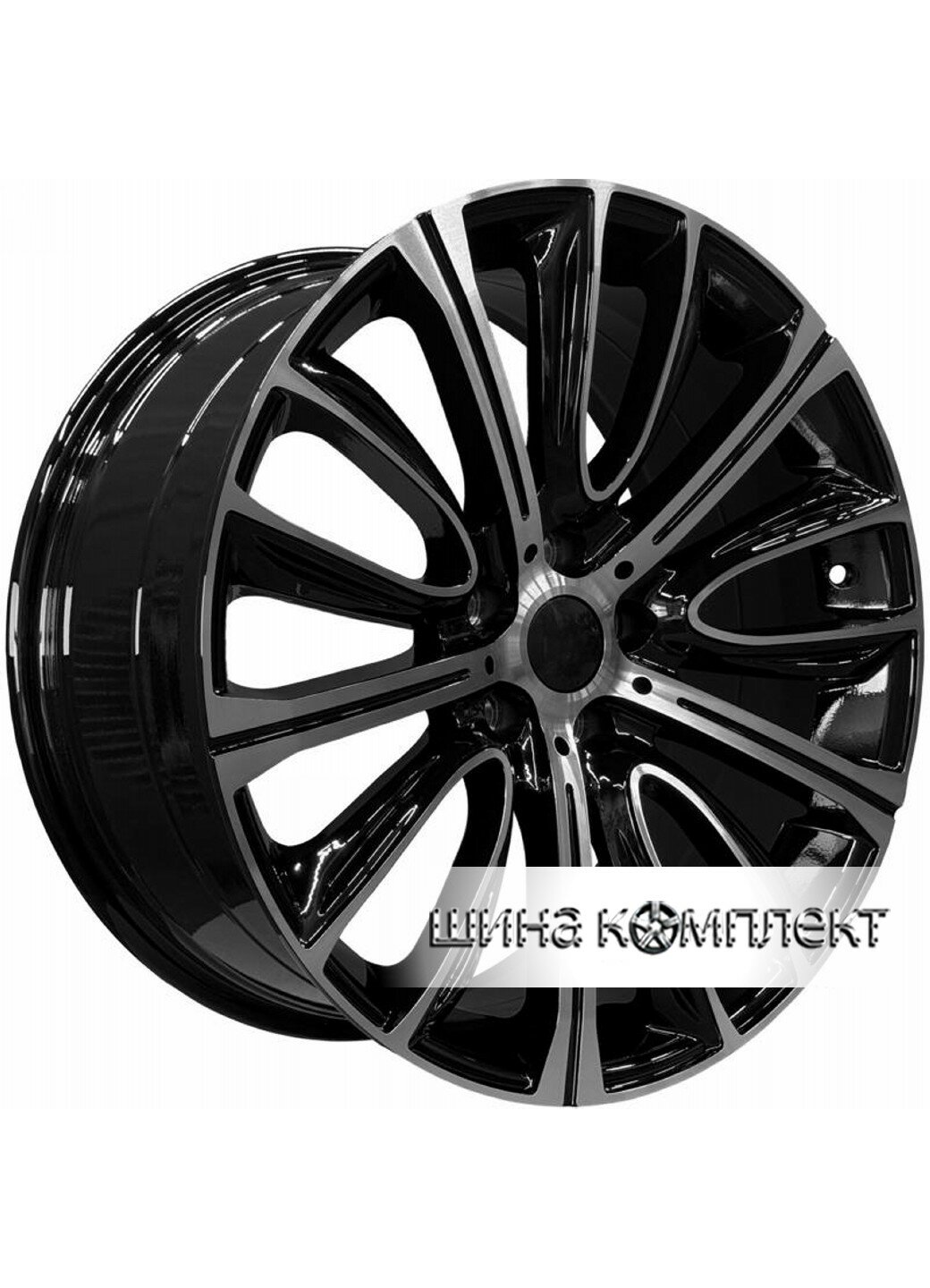 Колесный диск PDW 5241 8,5x19 5x112 ET28 66,6 Gloss Black Machine Face литой для автомобиля