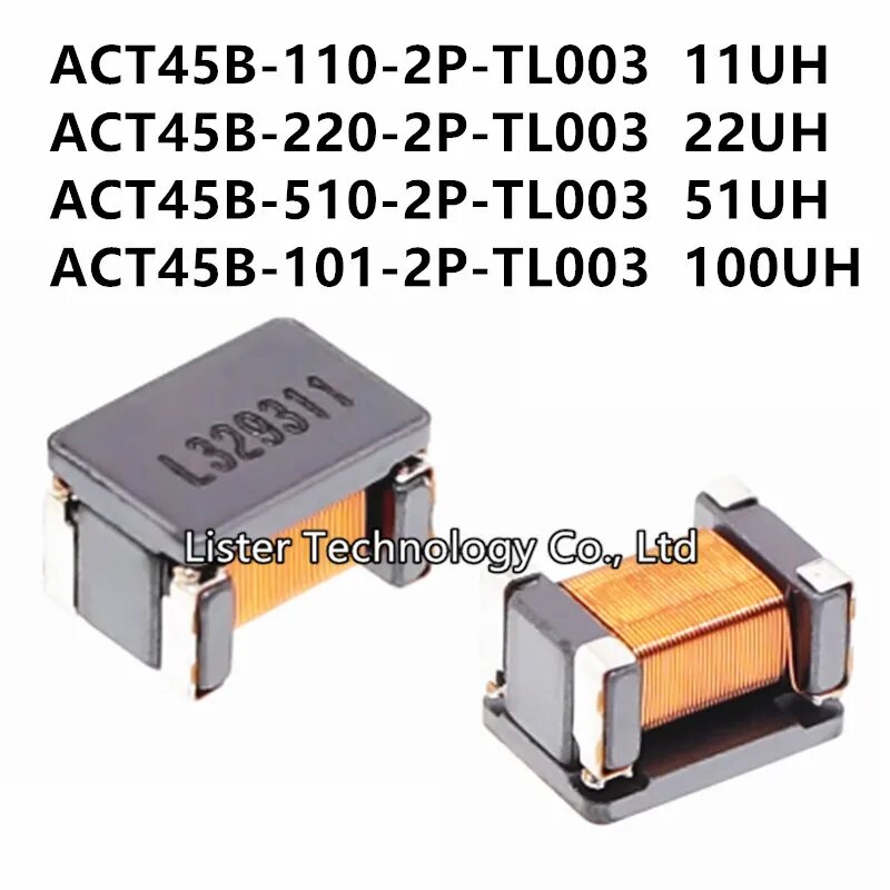 SMD дроссель ACT45B, Voltage: ACT45B-101-2P-TL003
