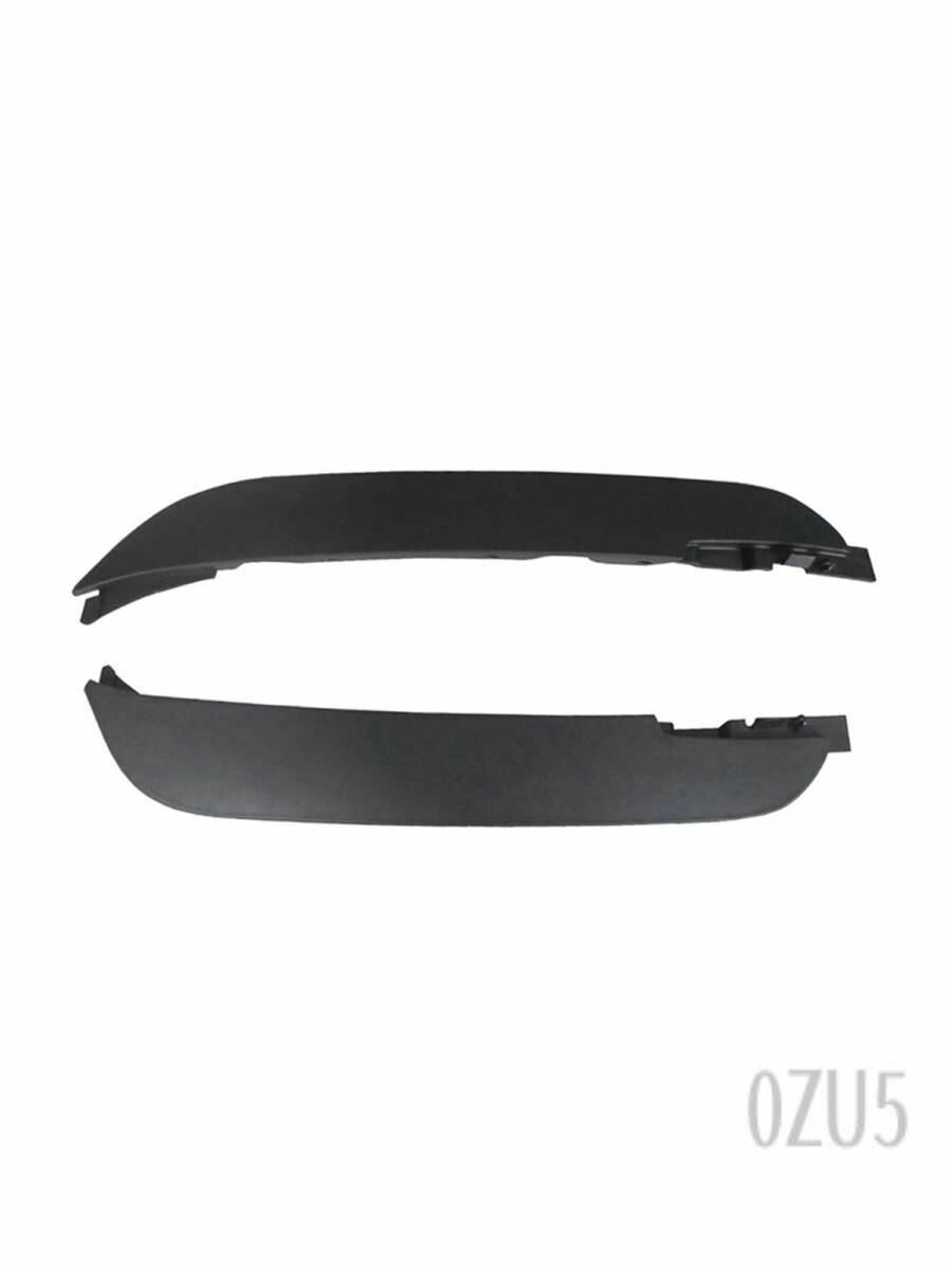 Нижний угловой дефлектор переднего бампера для Range Rover Evoque 2012-2015 LR026536 LR026537, черный, ABS, 1 пара