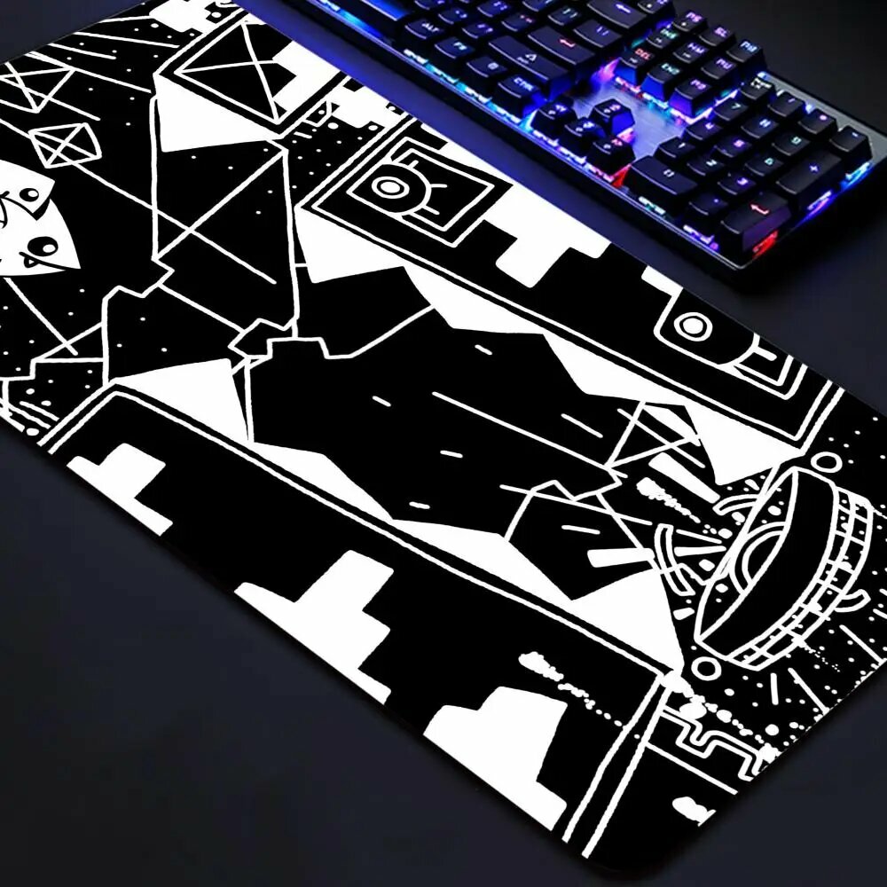 Коврик для мыши Geometry Dash 800x400x3mm, черный