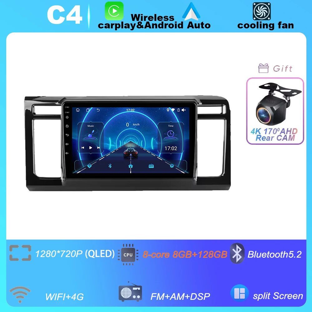 Для Honda N-WGN 2013-2019: Android 15, QLED, 8GB+128GB, Carplay, 4G