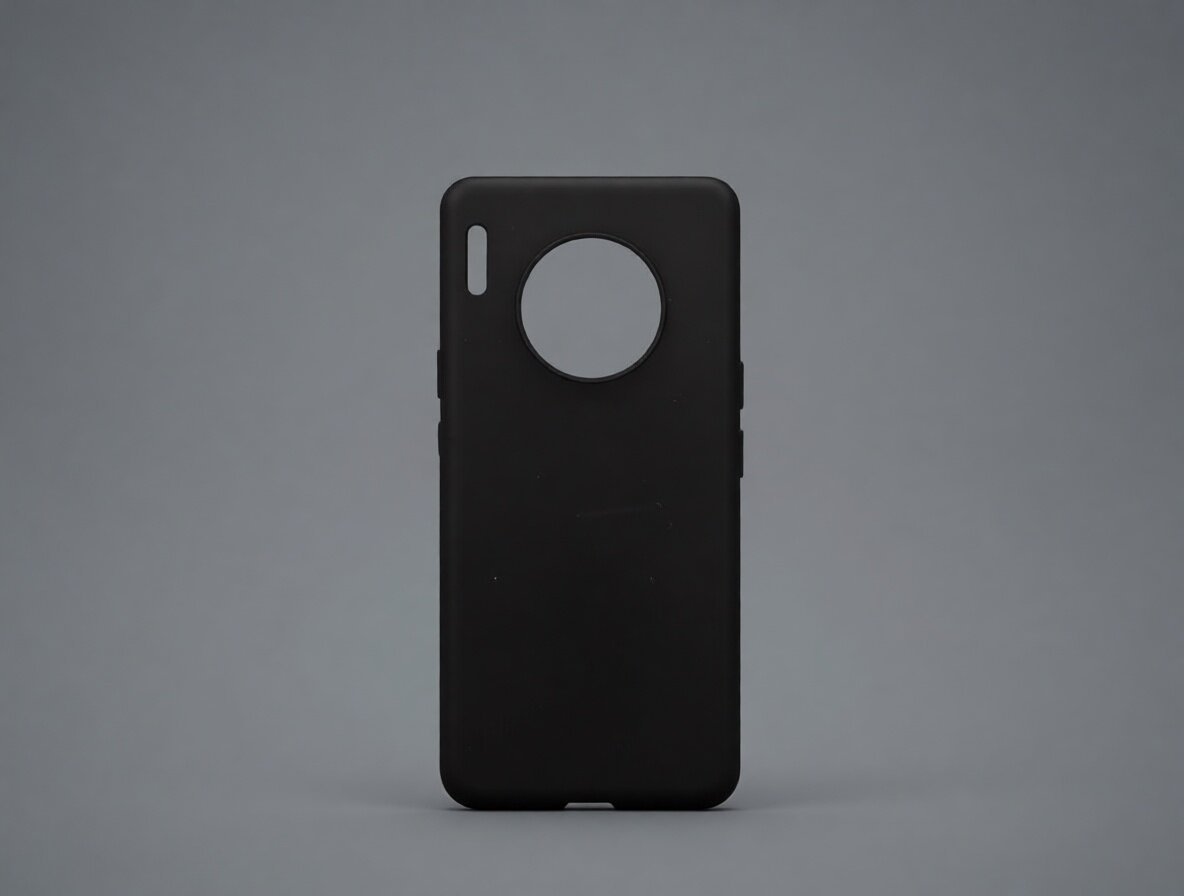 Силиконовый чехол Silicone Case для Huawei Mate 30 Pro (LIO-L09), черный