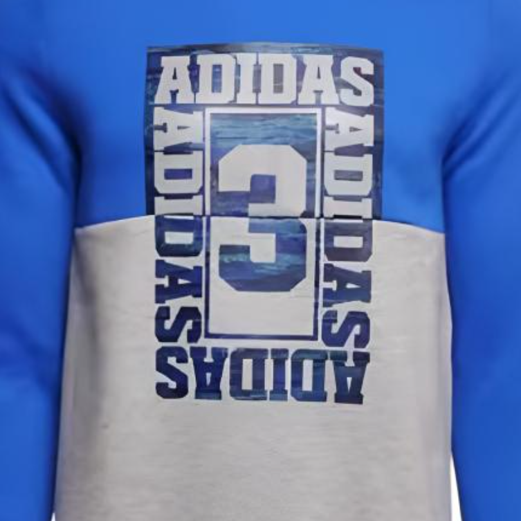 Толстовка adidas, размер 152, cиний — фото 1