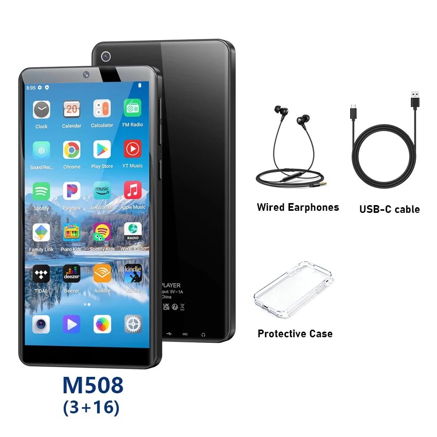 Leyuee M508 Pro MP3-плеер, Цвет: M508 Pro