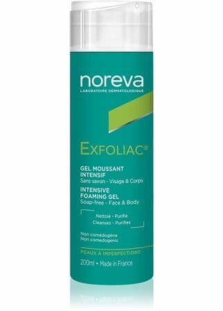 Средство для умывания Noreva Exfoliac Intensive Foaming Gel, 200 мл