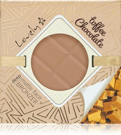 Бронзер Lovely Toffee Chocolate, шоколадный
