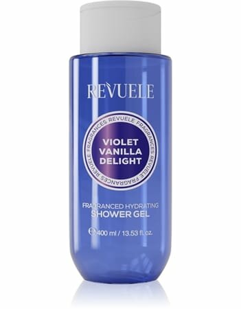 Средство для душа Revuele Violet Vanilla Delight Fragranced Hydrating Shower Gel, фиалка и ваниль, 400 мл
