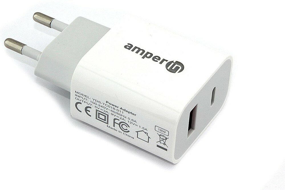 Блок питания Amperin Адаптер Питания Quick Charge YDS-TC018-011