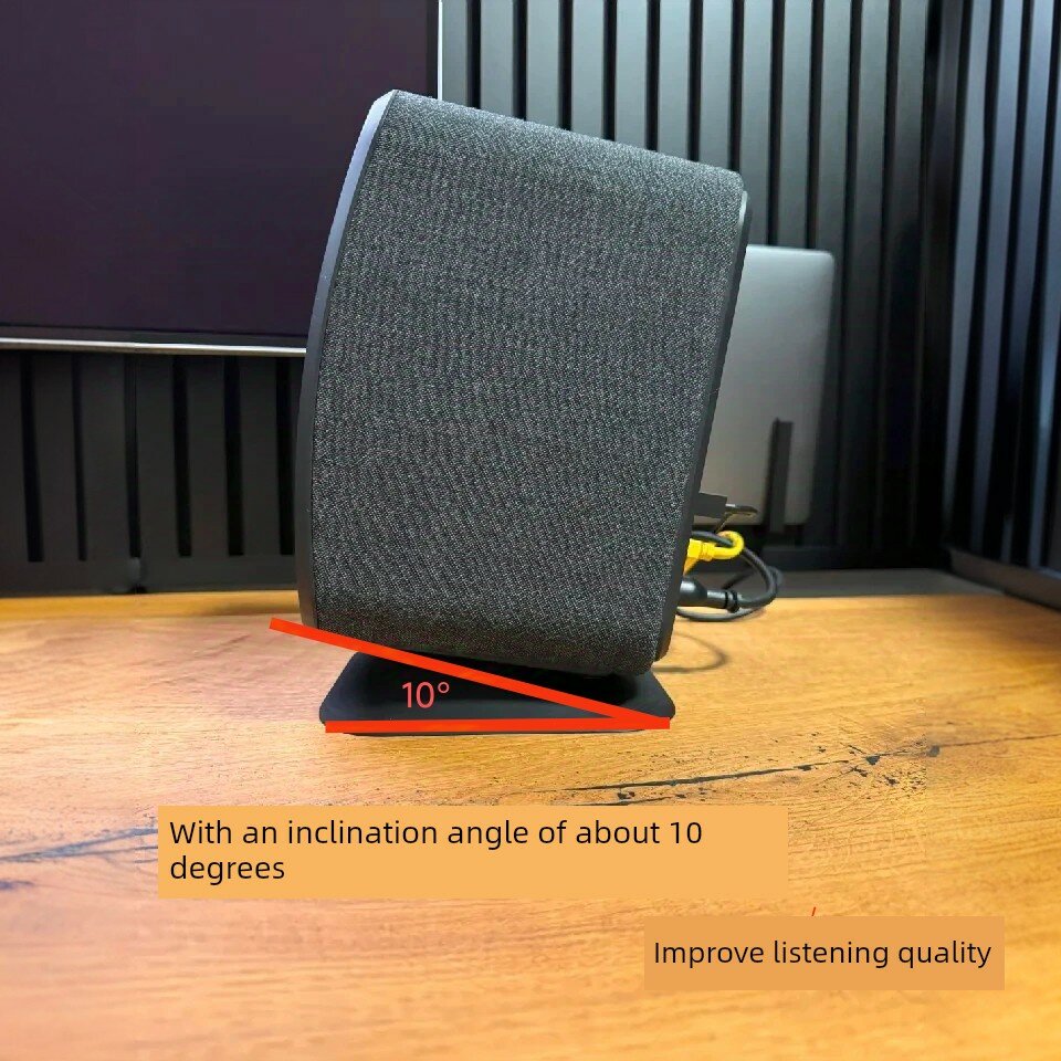 Монтажная подставка для динамика KEF LSX II LT - Подъемная заменяемая основа для серии LSX, черная, одиночная единица