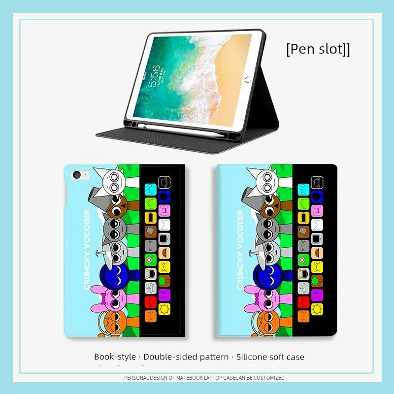 IPad Pro 2018 12.9-дюймовый F16098 Книжная оболочка со слотом для ручки и защитным стеклом