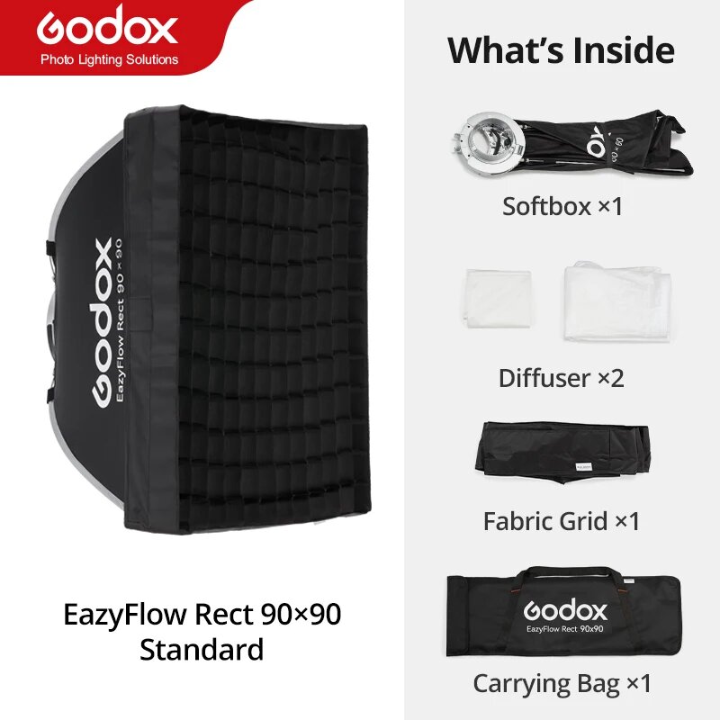 Godox EazyFlow 90x90 софтбокс Bowens