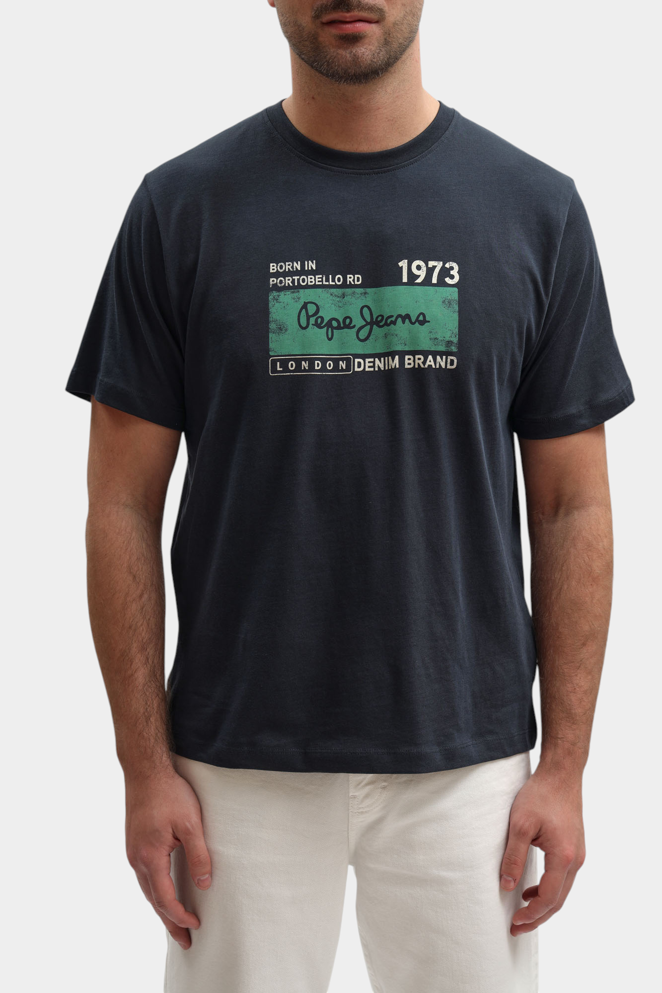 Футболка Pepe Jeans, размер M, cиний — фото 1
