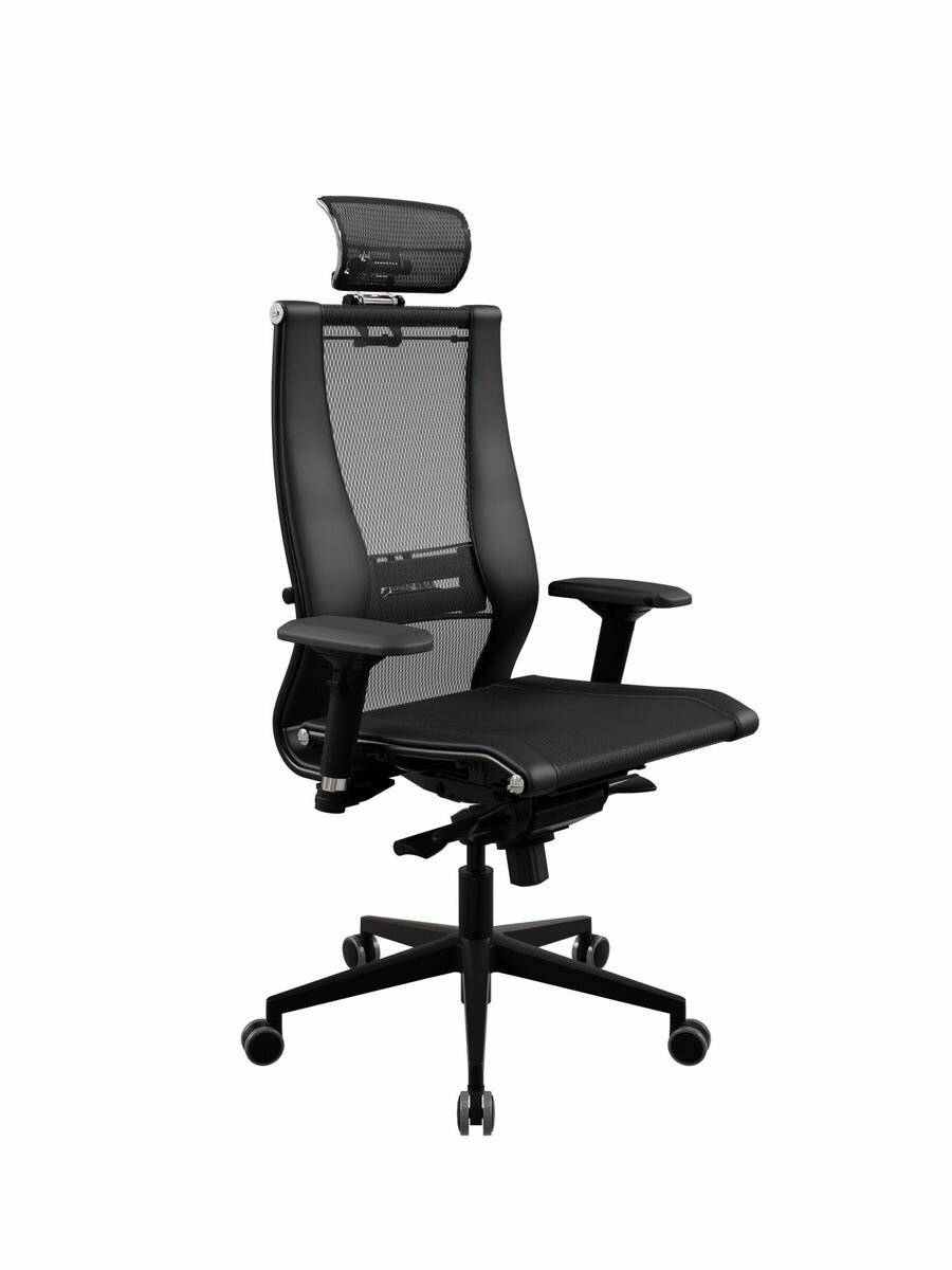 Кресло компьютерное Samurai AERO Black Edition RTX 4D\полиамидное пятилучие