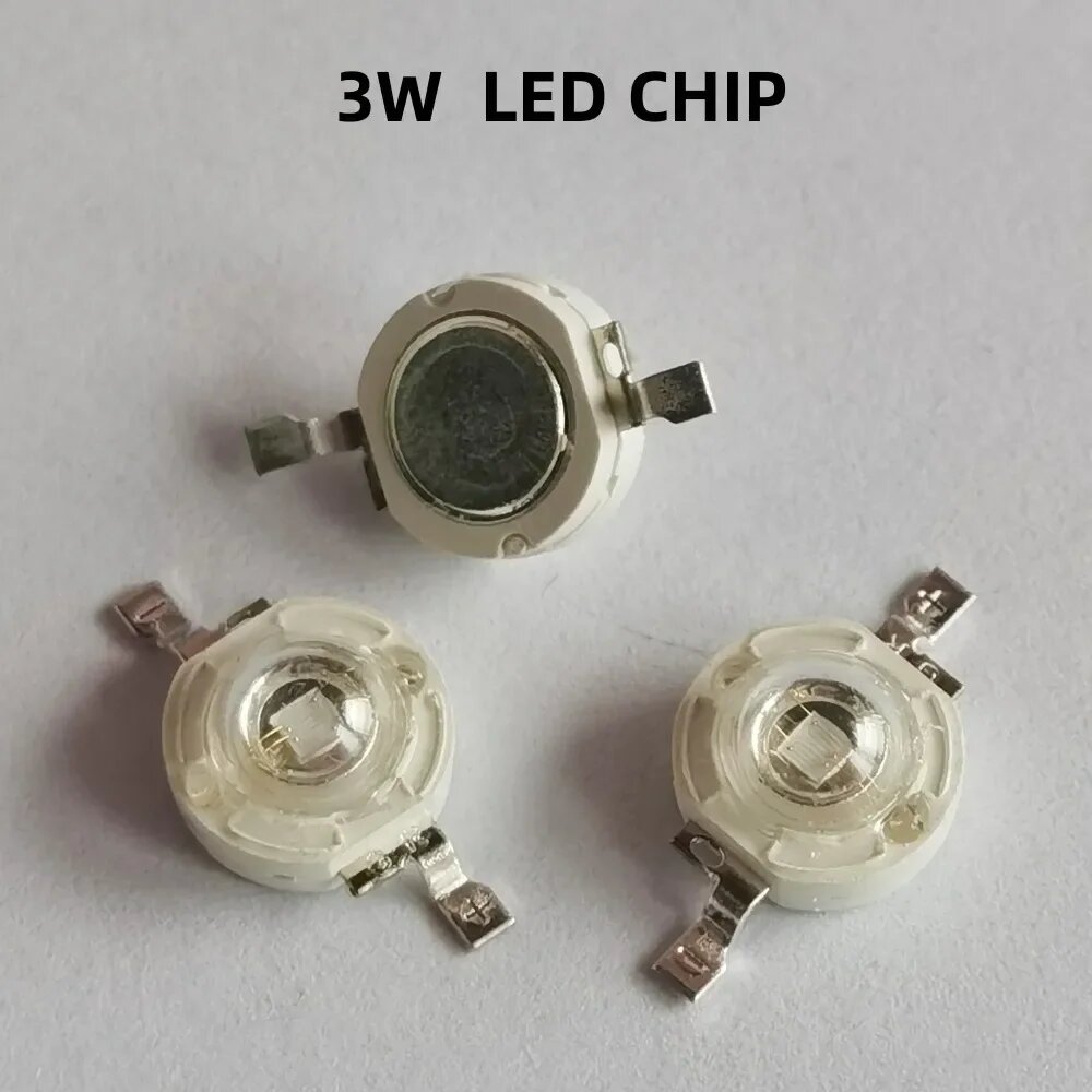 3Вт LED чип 460-470нм, 10шт